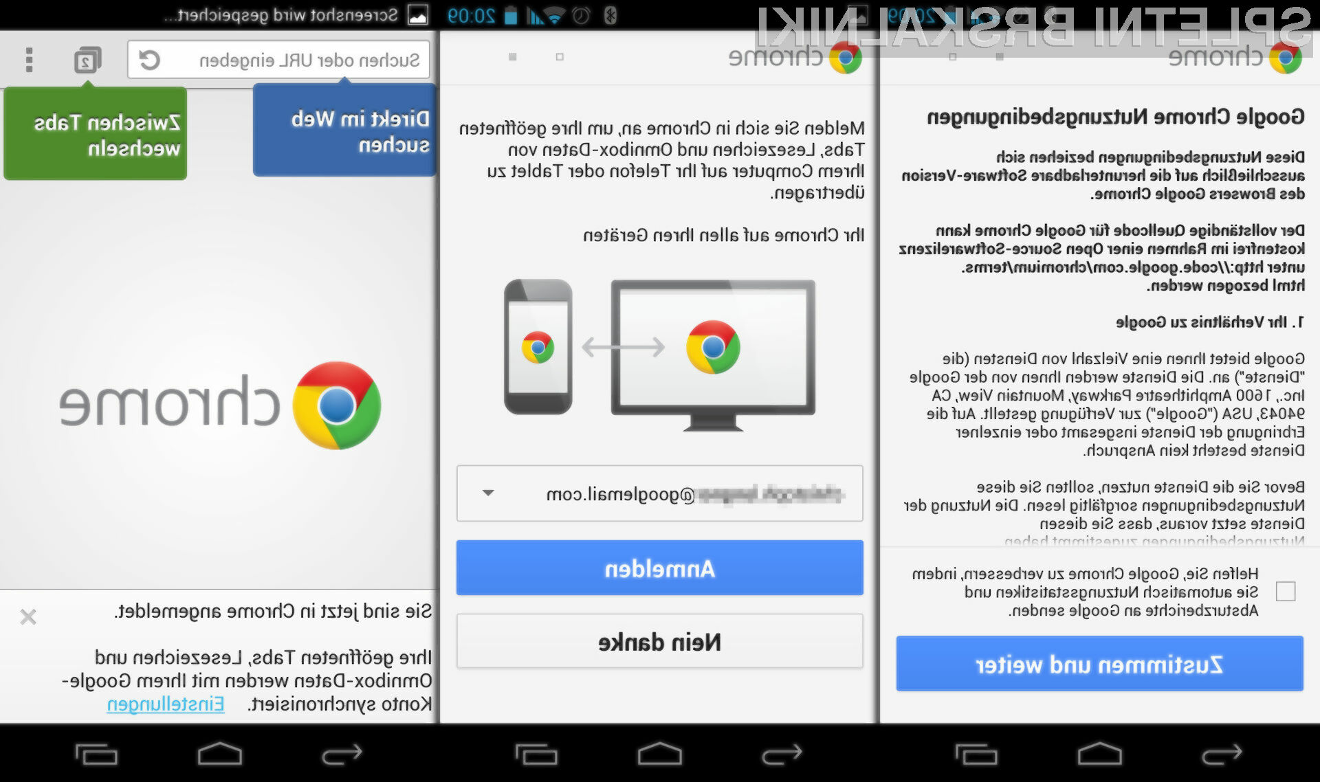 Chrome beta za Android ICS - Računalniške novice