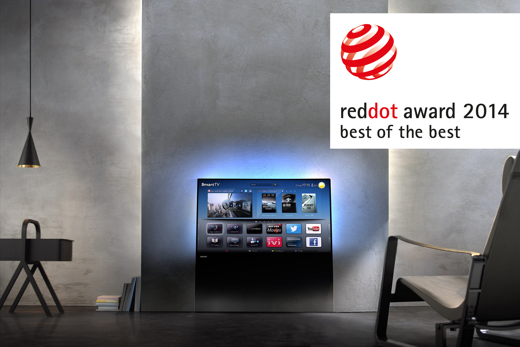 Nagrada Red Dot za izjemen dizajn philipsovih TV DesignLine in ...