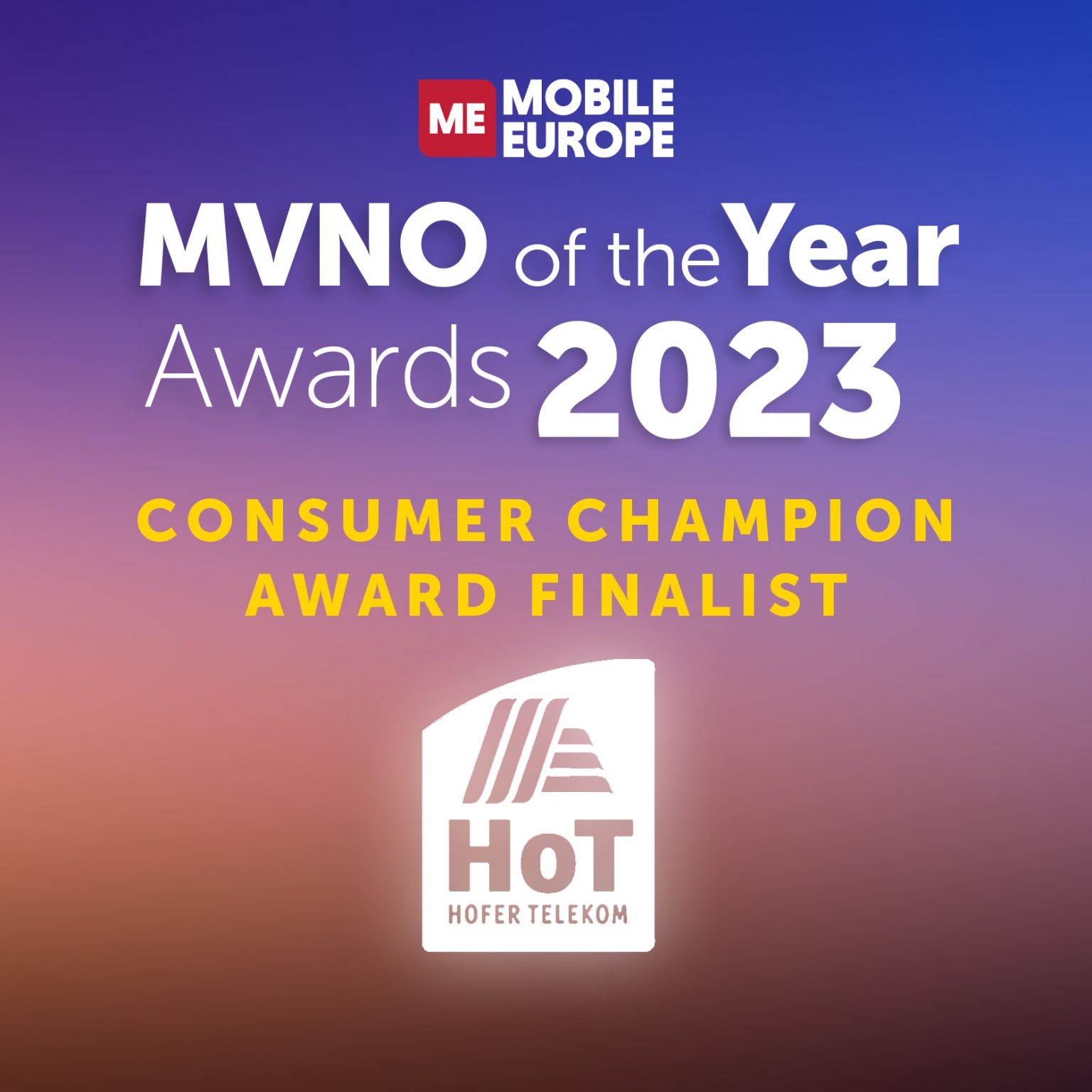 HoT, HOFER Telekom, med petimi najboljšimi mobilnimi virtualnimi ...