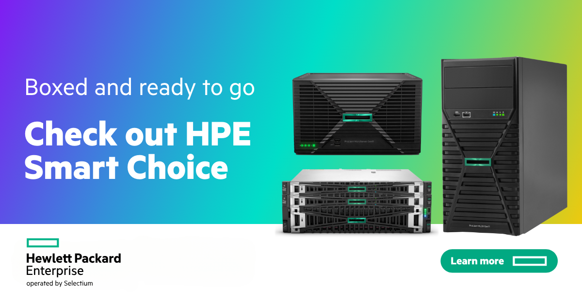 HPE Smart Choice: enostavna izbira za mala in srednje velika podjetja ...