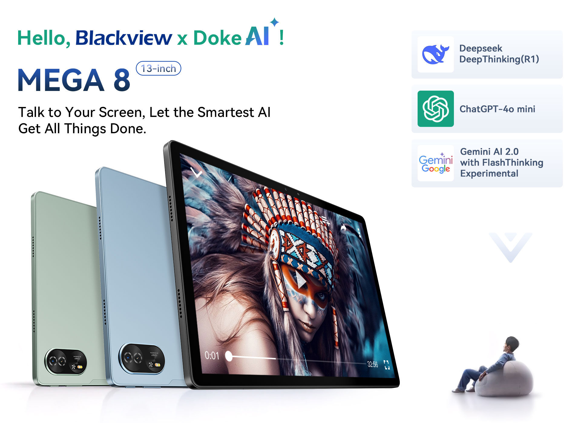 Blackview MEGA 8 je tablica z integrirano umetno inteligenco - Računalniške novice