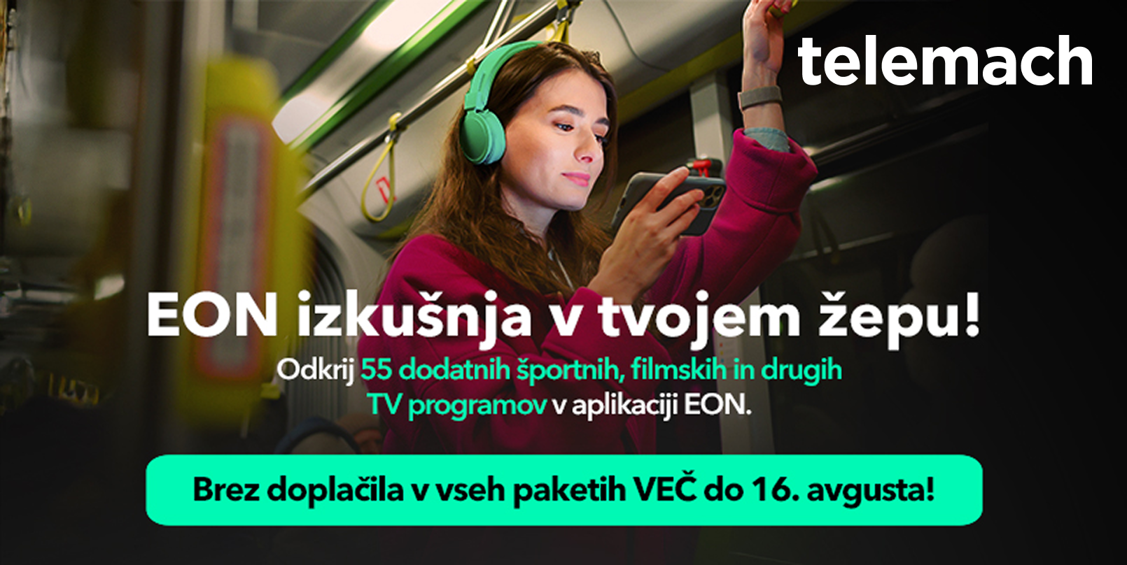 Telemach vsem mobilnim uporabnikom odpira dodatne vsebine v aplikaciji ...