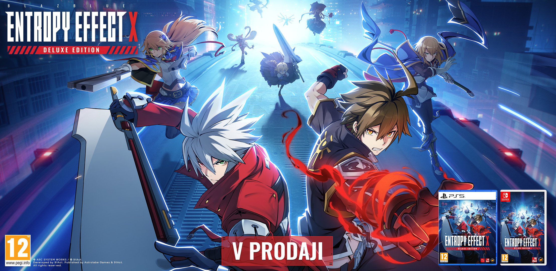 BlazBlue Entropy Effect X – Deluxe Edition: ko anime borba sreča ...